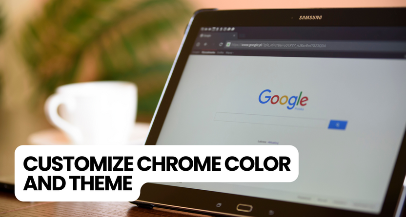 How to customize and change chrome color and theme