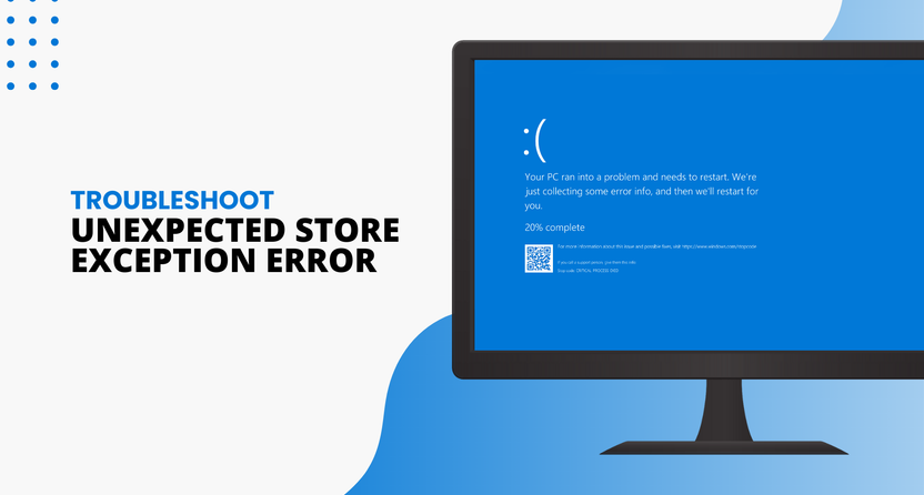 Fix Unexpected Store Exception Error in Windows 10