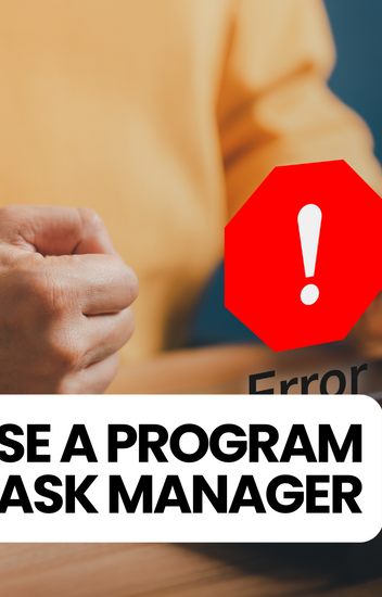 How to force close a program when Task Manager fails