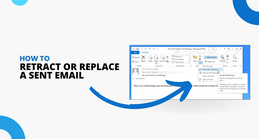 How Can I Retract or Replace a Sent Email? | SoftwareKeep