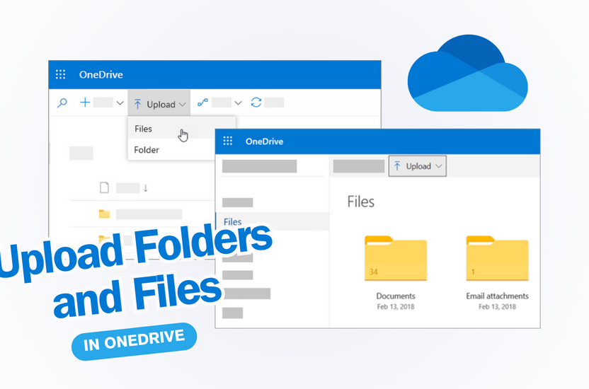 How To Use OneDrive To Upload Files and Folders