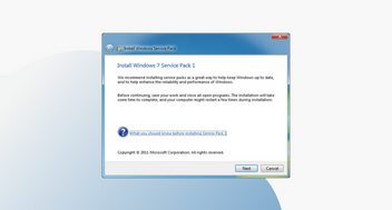 Service Pack 1 for Windows 7 and its Features
