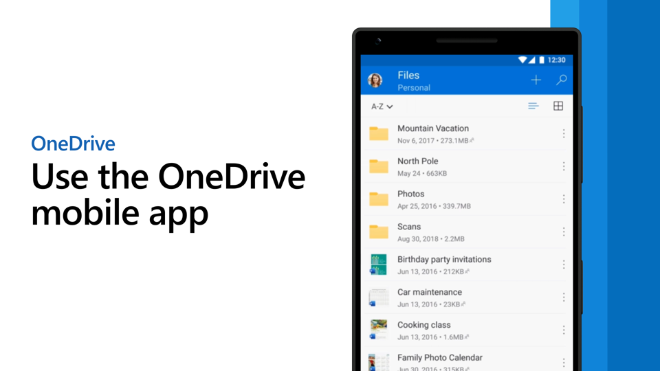 How to set up OneDrive on your tablet or phone