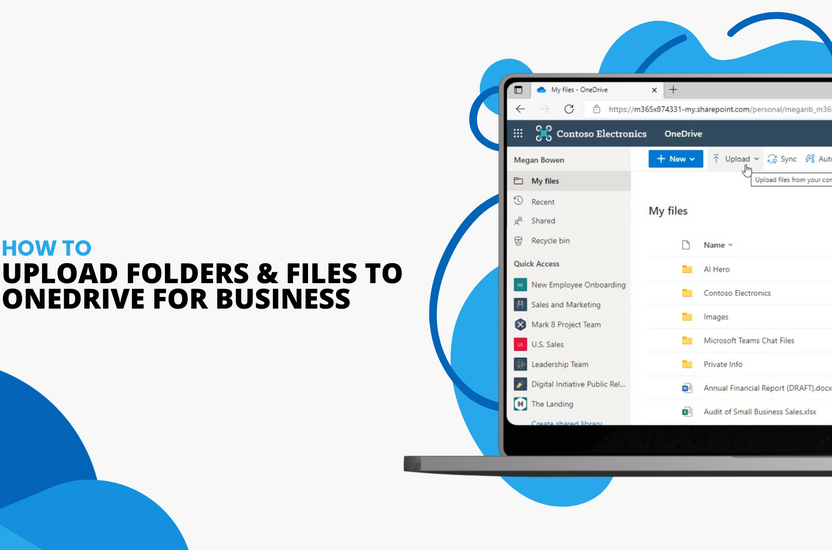 How to Upload Folders and Files to OneDrive for Business