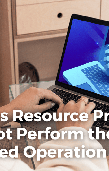 Windows resource protection could not Perform requested operation