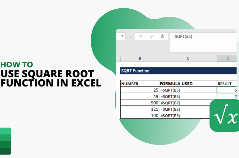 How to Use the Square Root Function in Excel | SoftwareKeep
