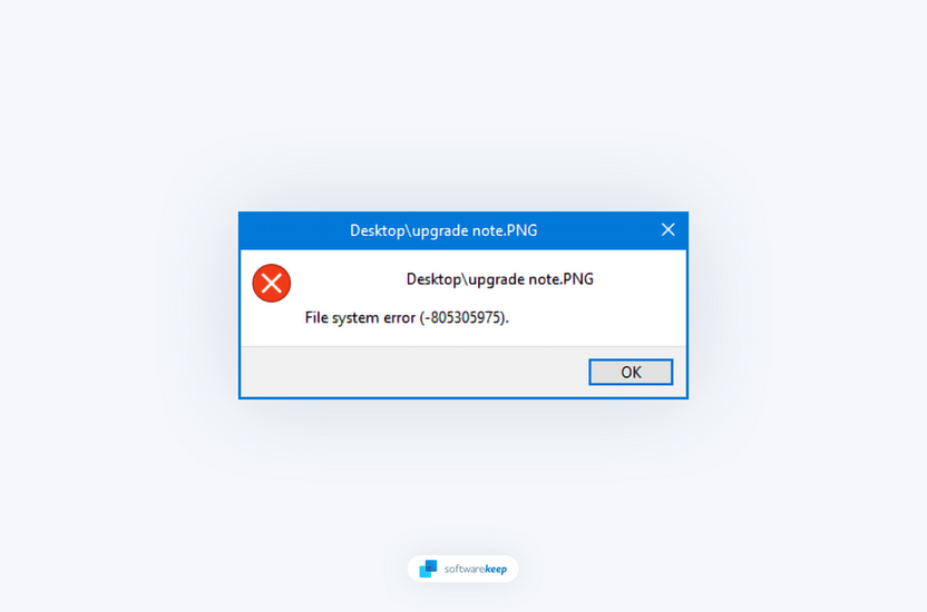How To Fix File System Error (-805305975) in Windows 11/10