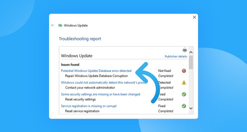 Fixed: Potential Windows Update Database Error Detected