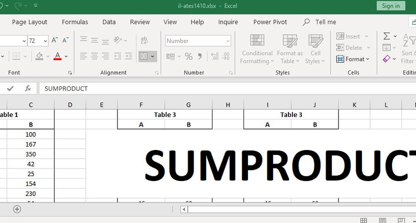 Exploring SUMPRODUCT Uses in Data Analysis