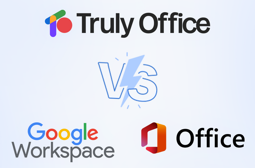 Truly Office vs Google Workspace vs Microsoft Office